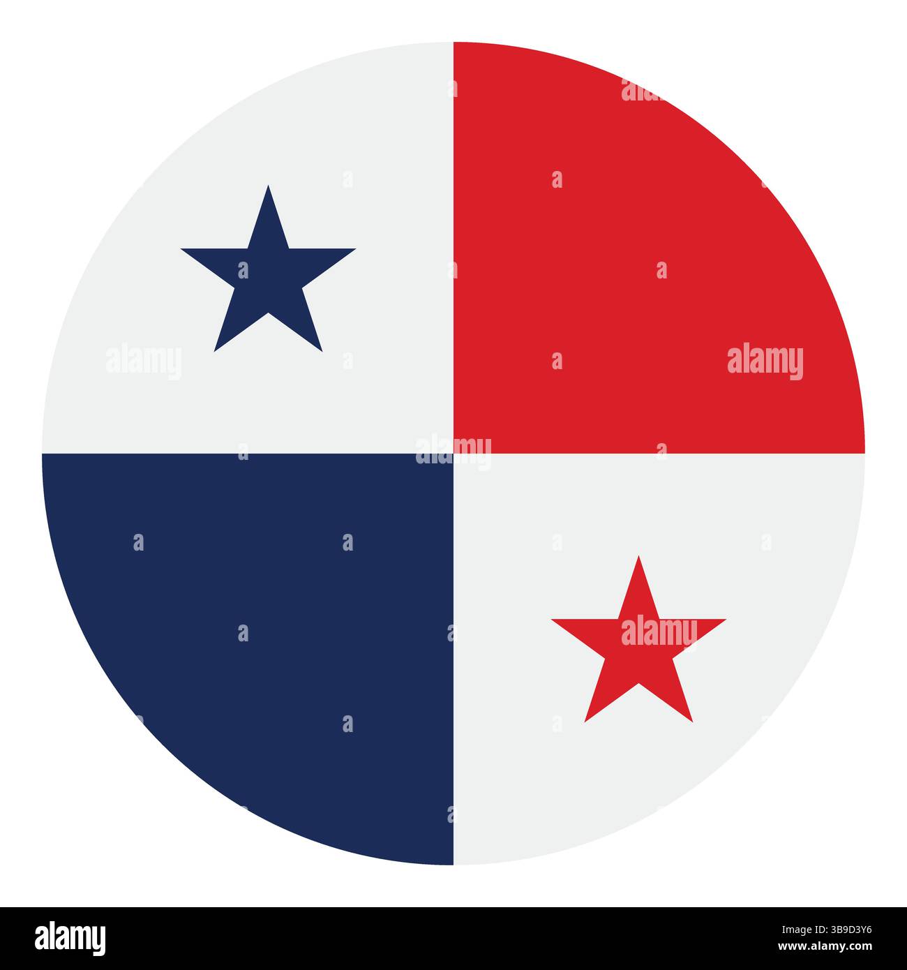 Flag of Panama. Panama flag. Panama circle flag logo icon computer ...