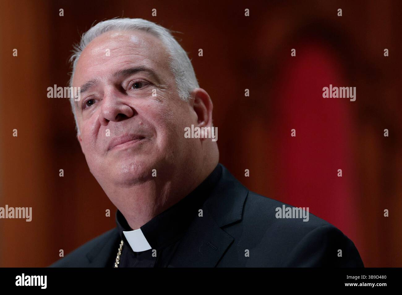 Philadelphia Archbishop Nelson Jesus Pérez speaks with reporters about ...