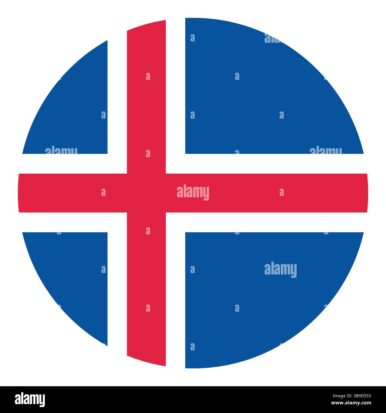 Flag of Iceland. Iceland flag. aaa circle flag logo icon computer ...