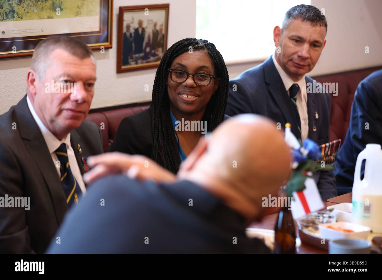 Conservative Party leader Kemi Badenoch during her visit to the ...