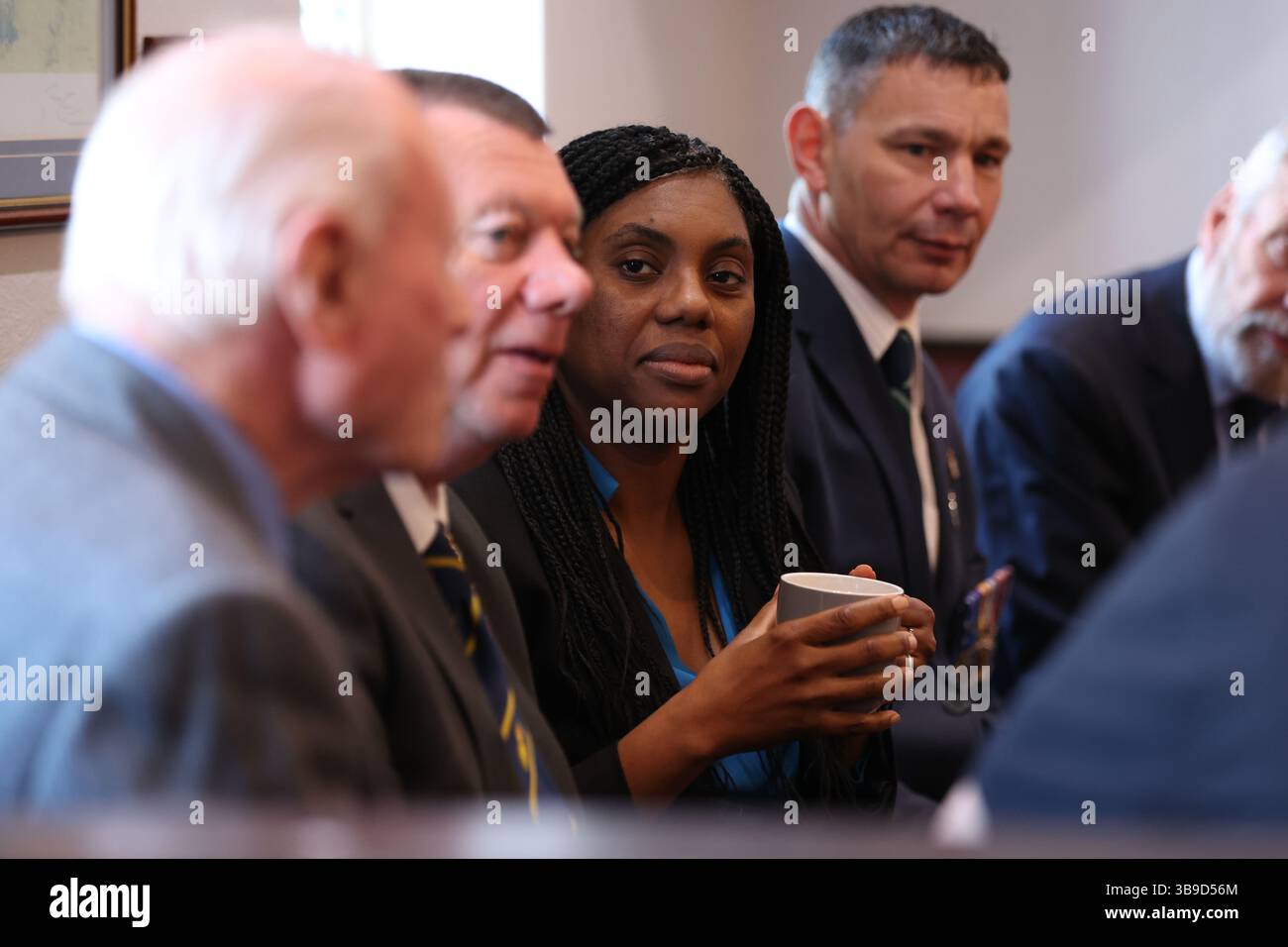 Conservative Party leader Kemi Badenoch during her visit to the ...