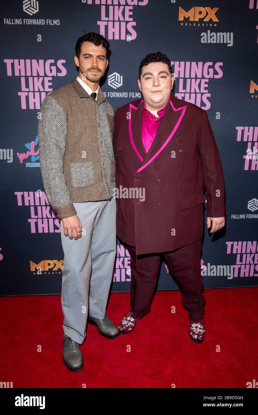 New York, United States. 08th May, 2025. Joey Pollari and Max Talisman ...