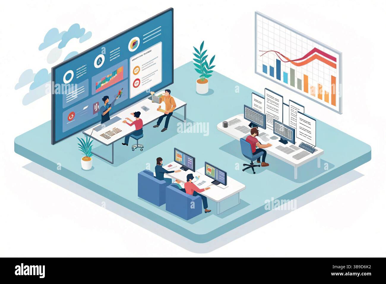 Project insights dashboard Stock Vector Images - Alamy