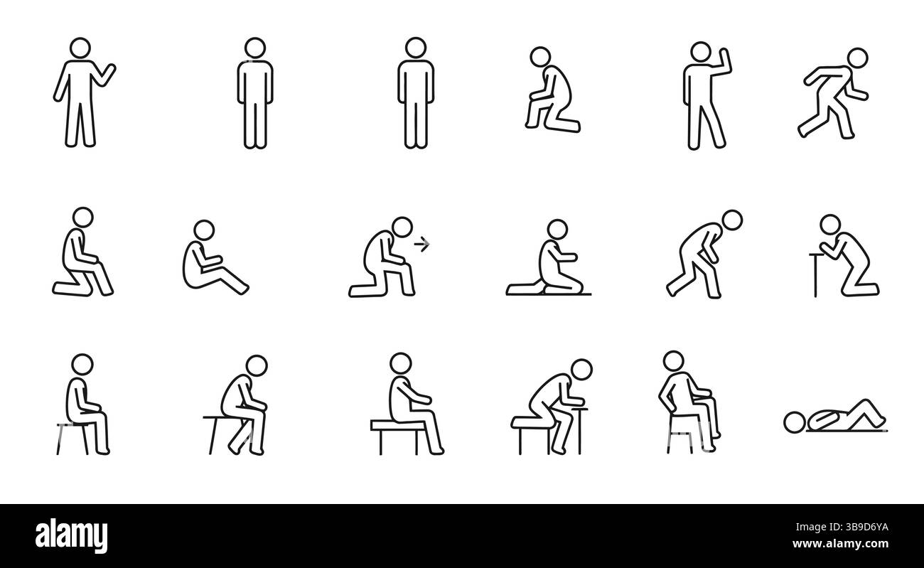 Minimalist character pack hi-res stock photography and images - Alamy