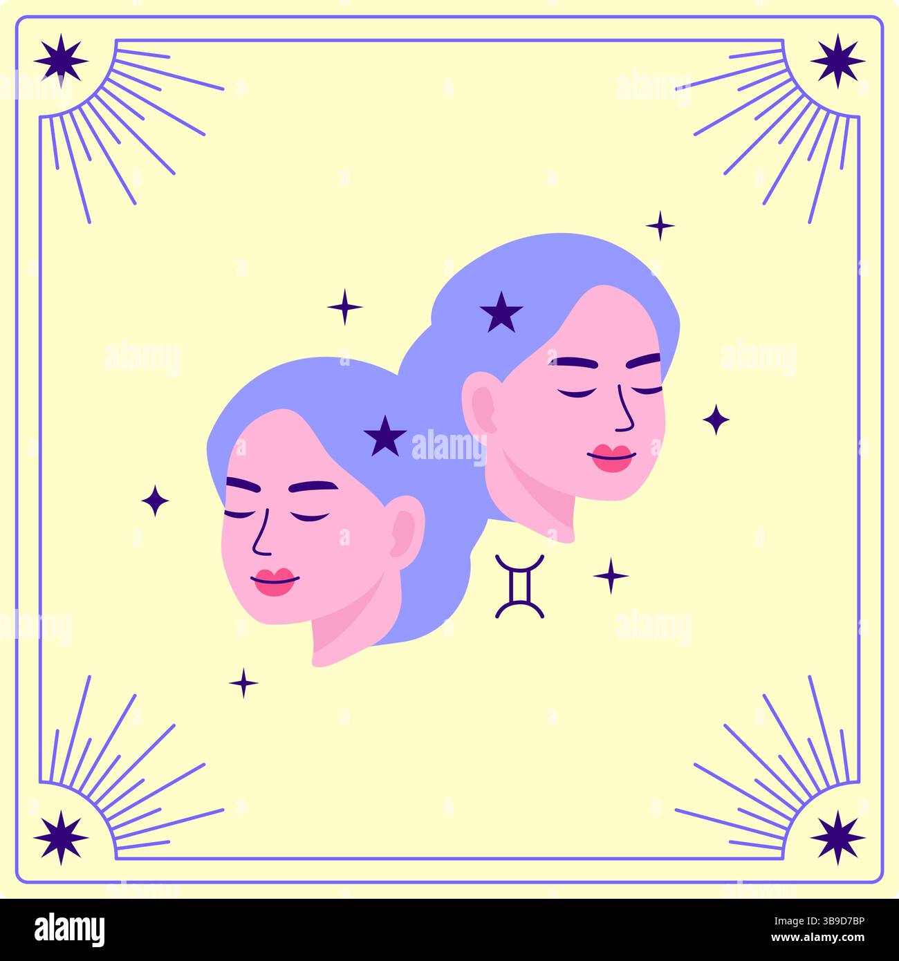 Astrology card zodiac sign hi-res stock photography and images - Alamy