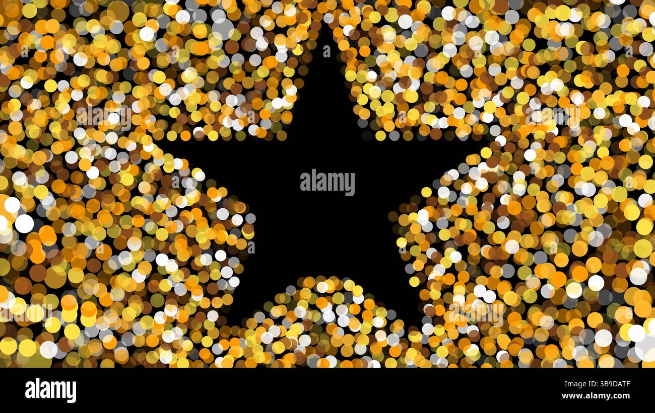 Abstract shimmering golden particles bokeh Stock Vector Images - Alamy