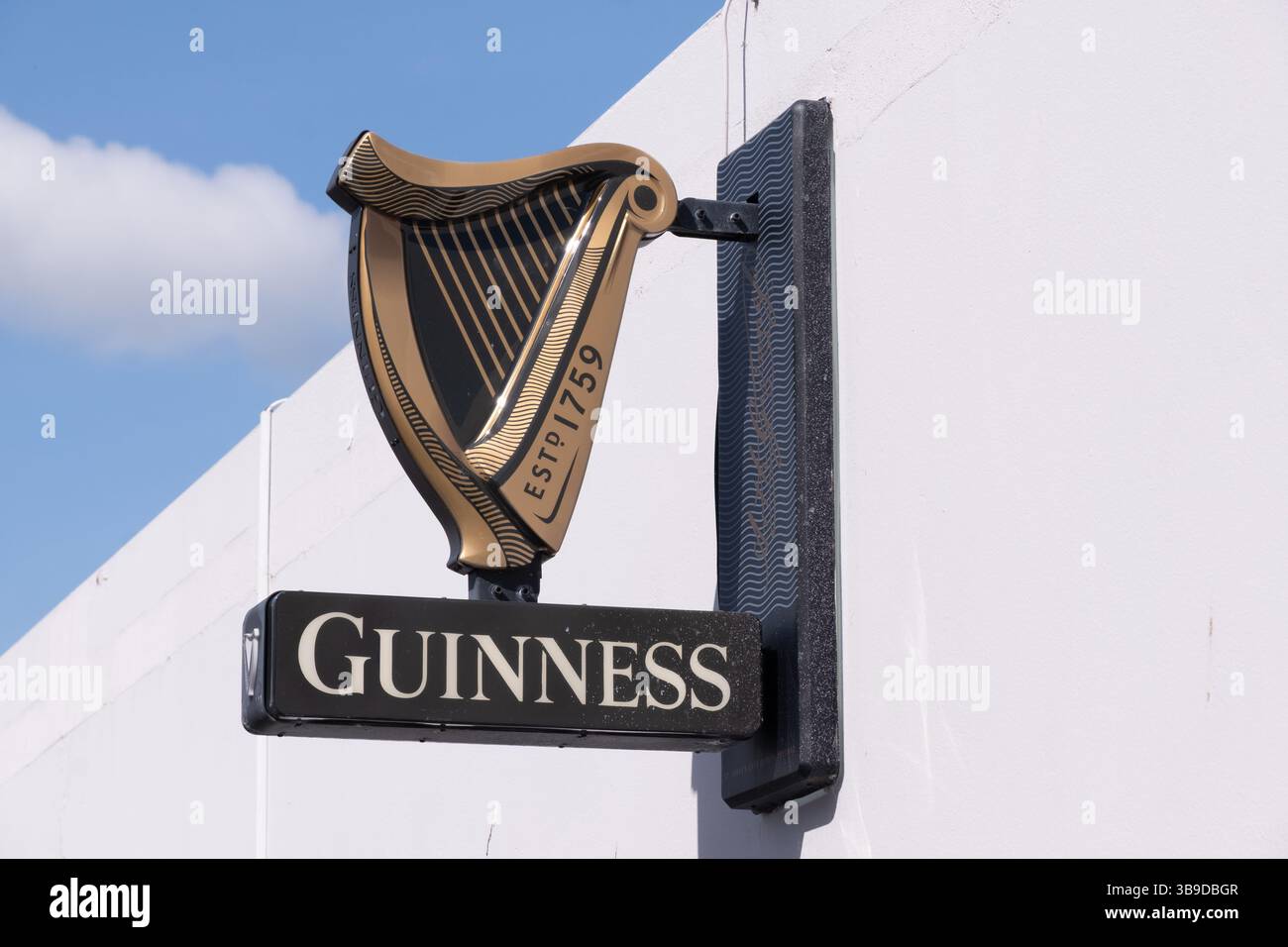 Derry / Londonderry, Northern Ireland - May 7th, 2025: black and gold ...