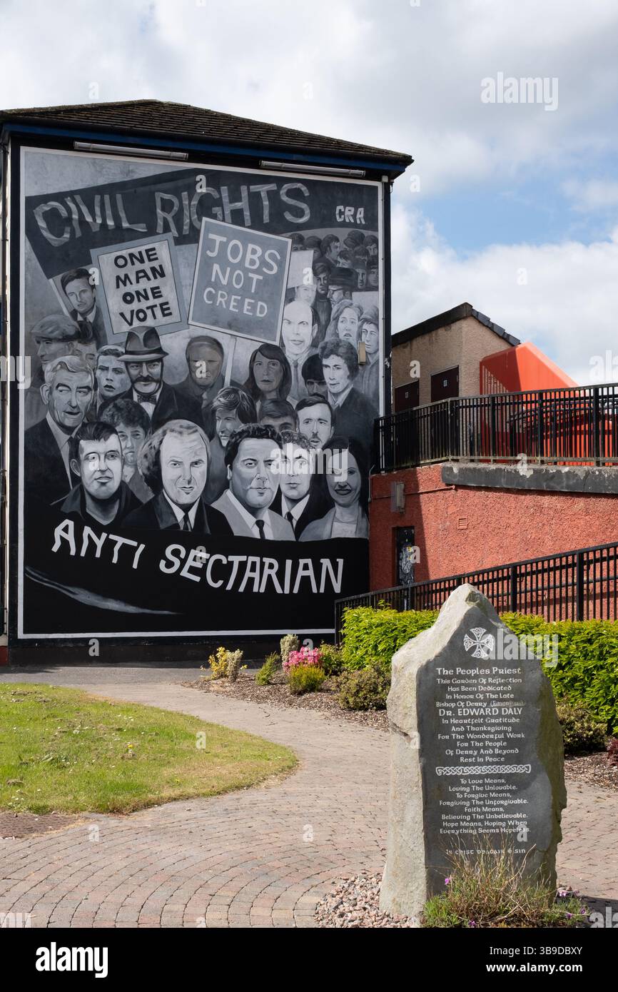 Derry / Londonderry, Northern Ireland - May 7th, 2025: Civil Rights ...