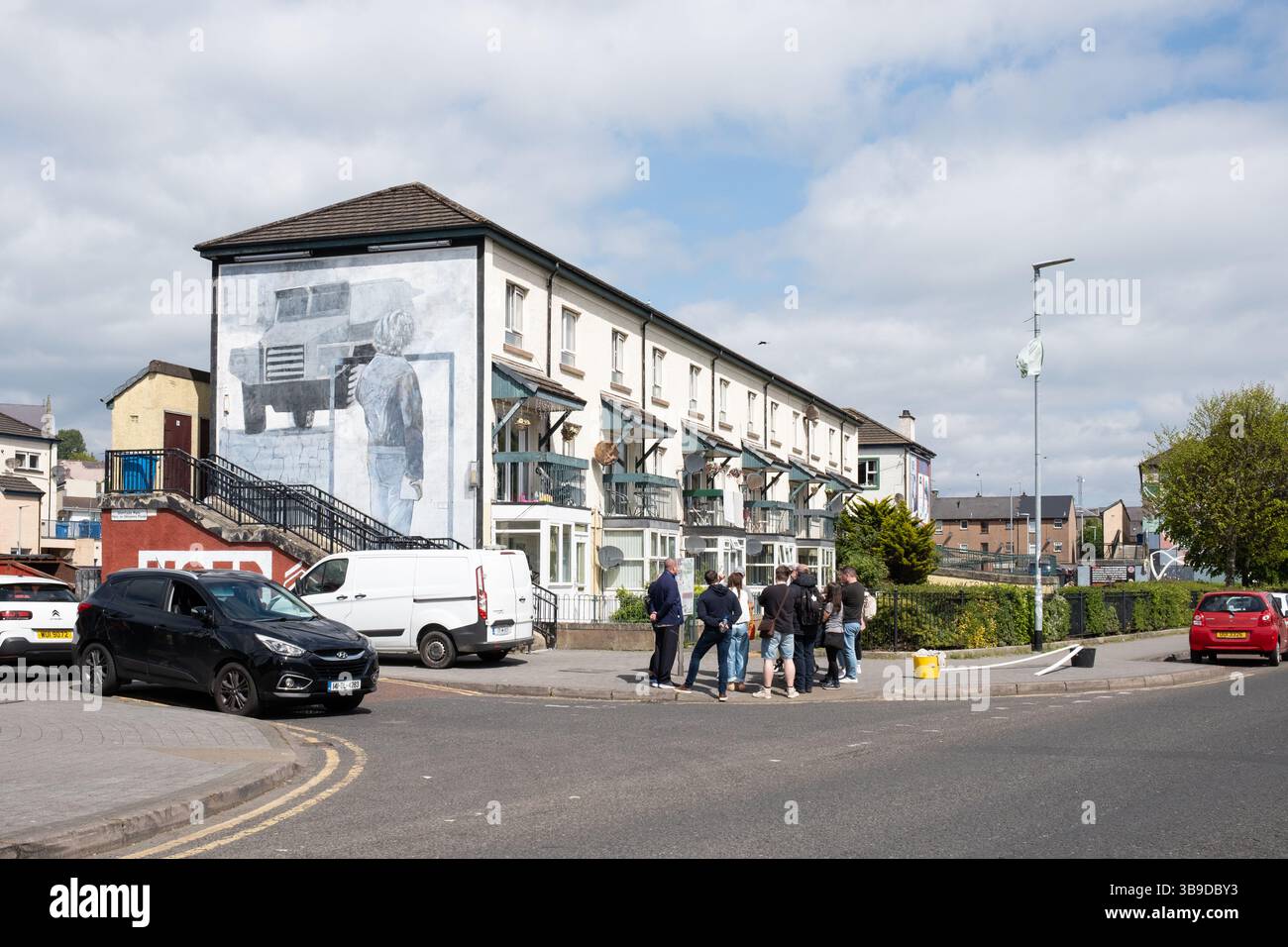 Derry / Londonderry, Northern Ireland - May 7th, 2025: The Rioter mural ...