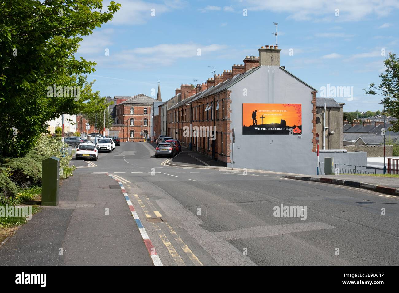 Derry / Londonderry, Northern Ireland - May 7th, 2025: View of streets ...