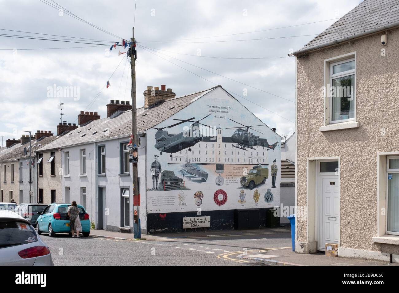 Derry / Londonderry, Northern Ireland - May 7th, 2025: Mural depicting ...
