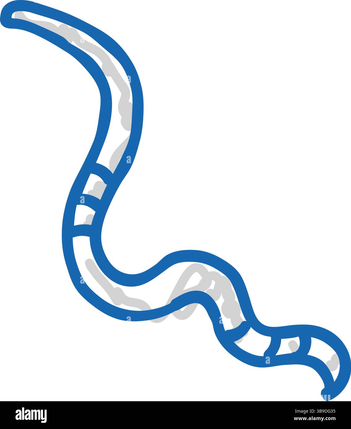 parasite worm icon doodle illustration Stock Vector Image & Art - Alamy