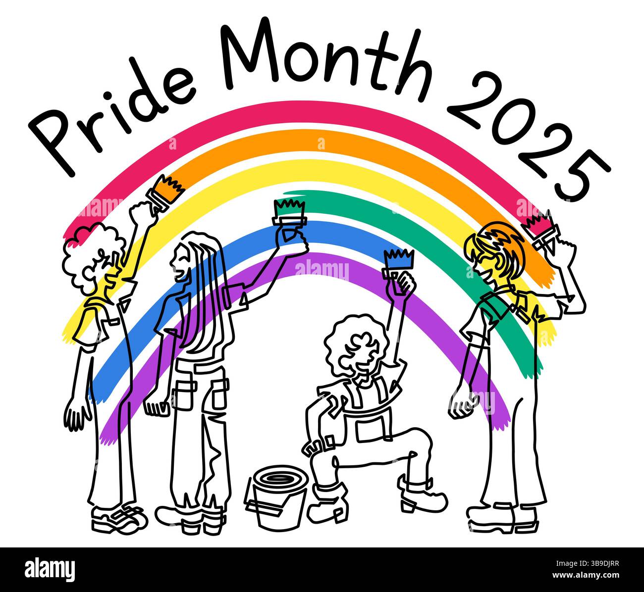 2025 happy pride Cut Out Stock Images & Pictures - Alamy