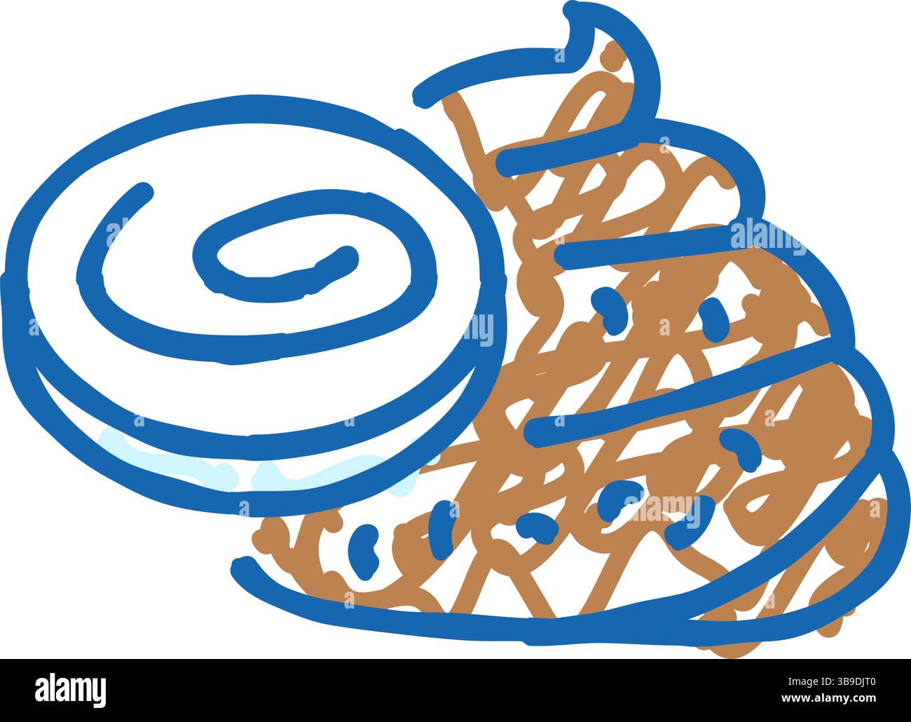 infested stool sample icon doodle illustration Stock Vector Image & Art ...