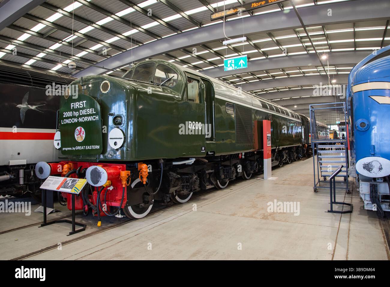 English Electric Type 4, Class 40 locomotive at Locomotion Railway ...
