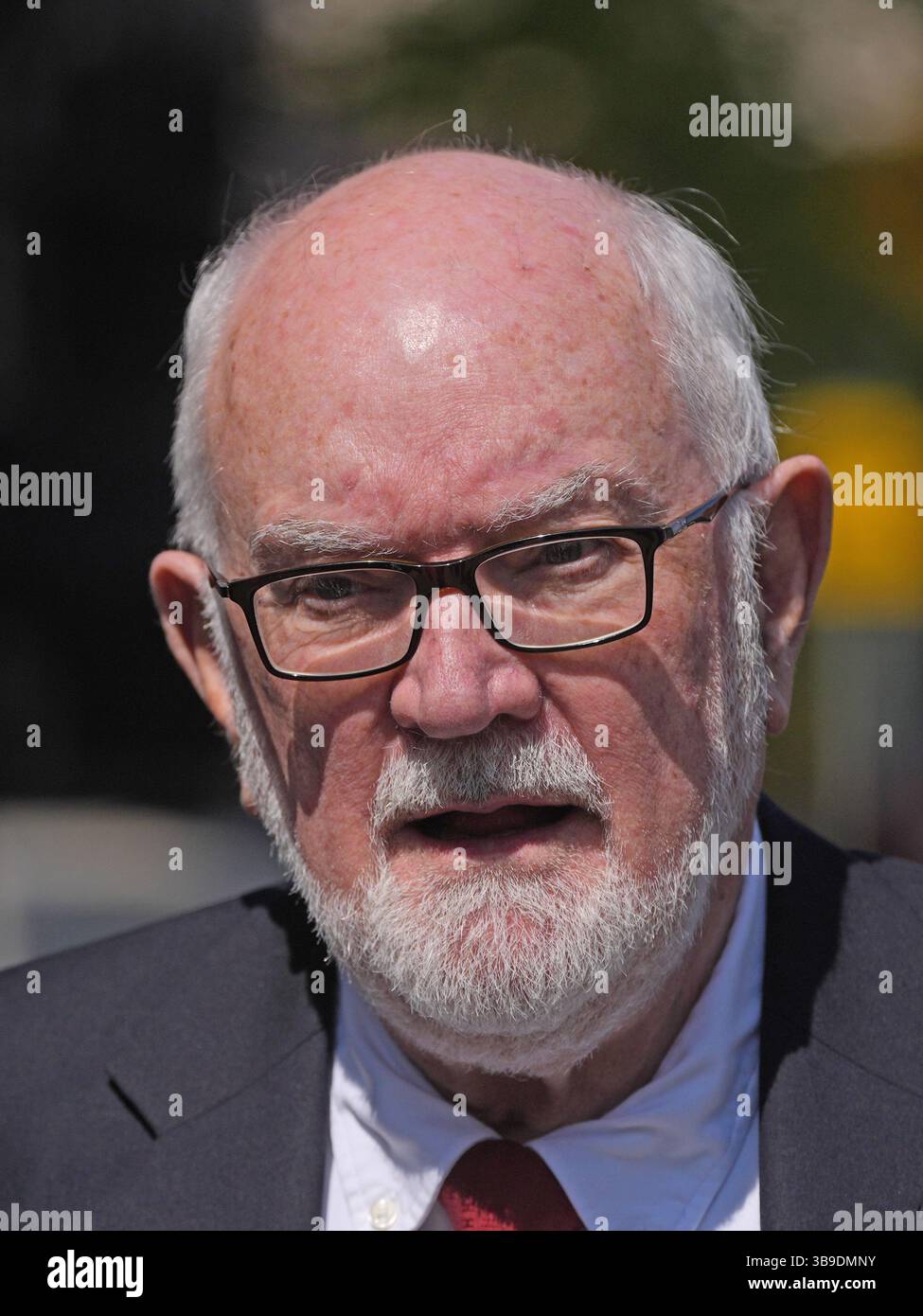 John O'Loan, former managing director of Sky News, outside the High ...