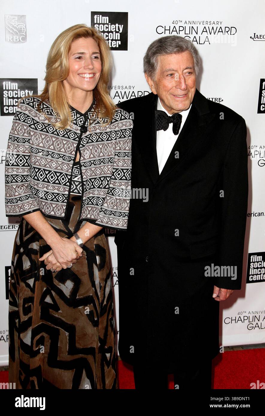 Susan Crow and Tony Bennett at the 40th Anniversary Chaplin Award Gala ...