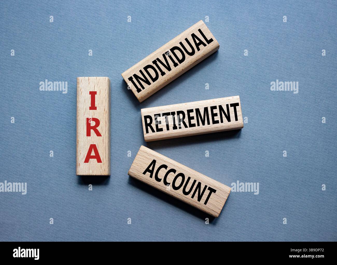 Pension fund text wooden blocks hi-res stock photography and images - Alamy