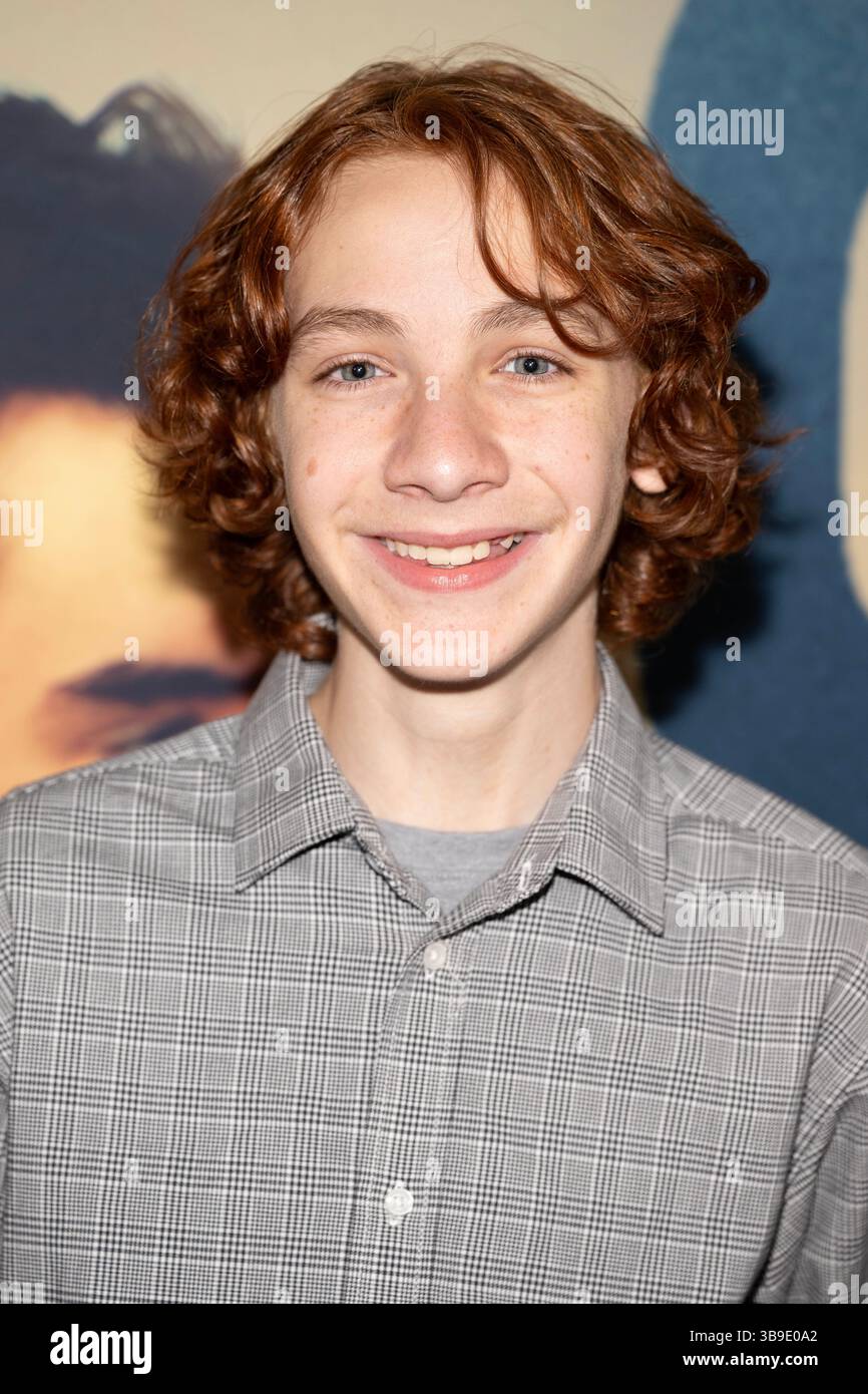 Los Angeles, USA. 08th May, 2025. Actor Kayden Koshelev attends Los Angeles Premiere of 'OFF THE ...