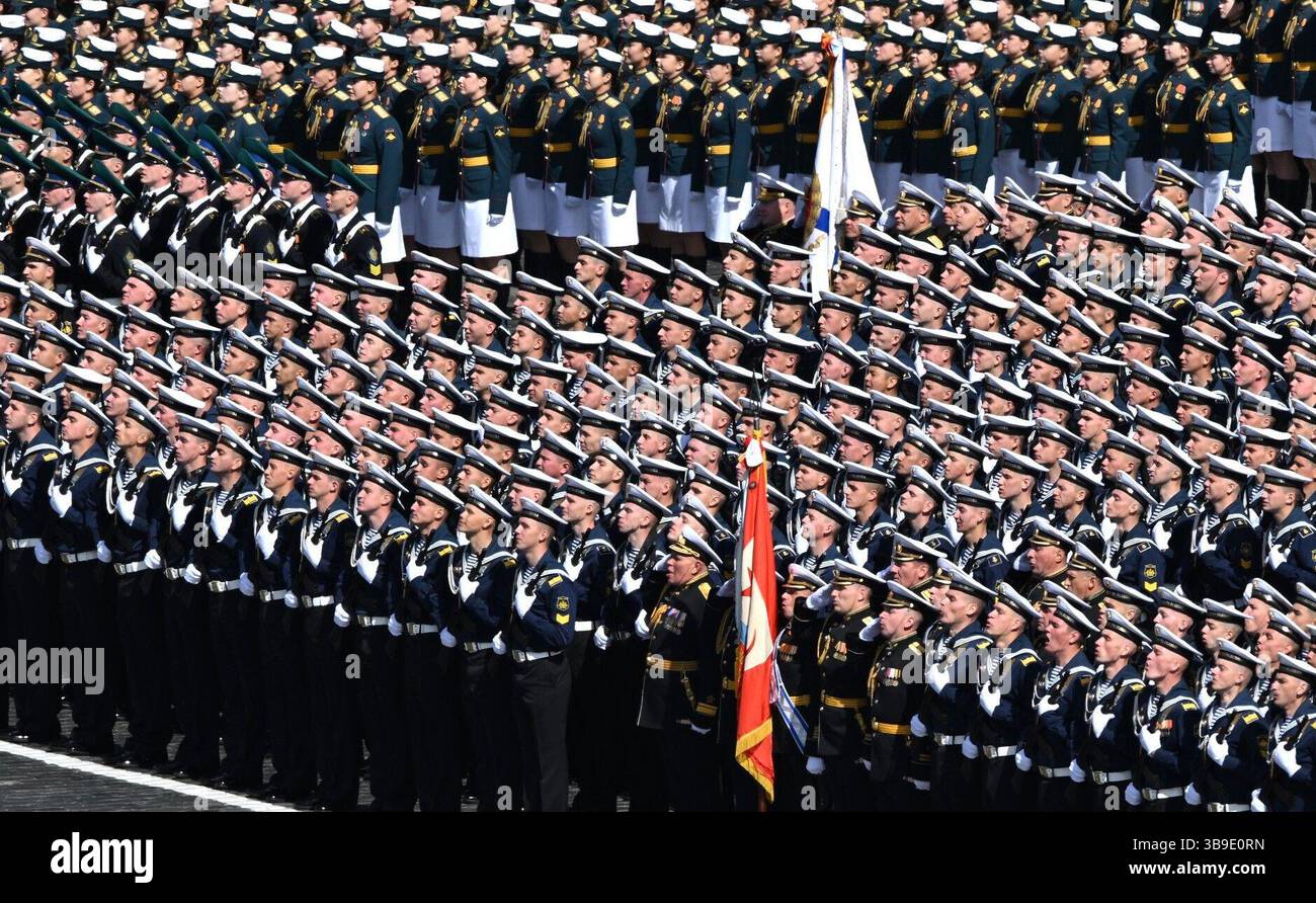 Soldiers, formation, parade, military parade of the Russian Army on Red ...