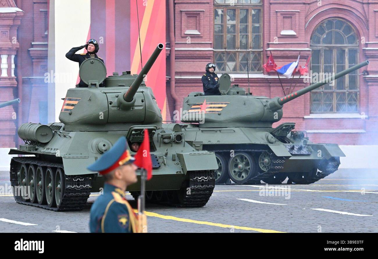 Soldiers, formation, deployment, T-34 tanks, weapons systems. Military ...