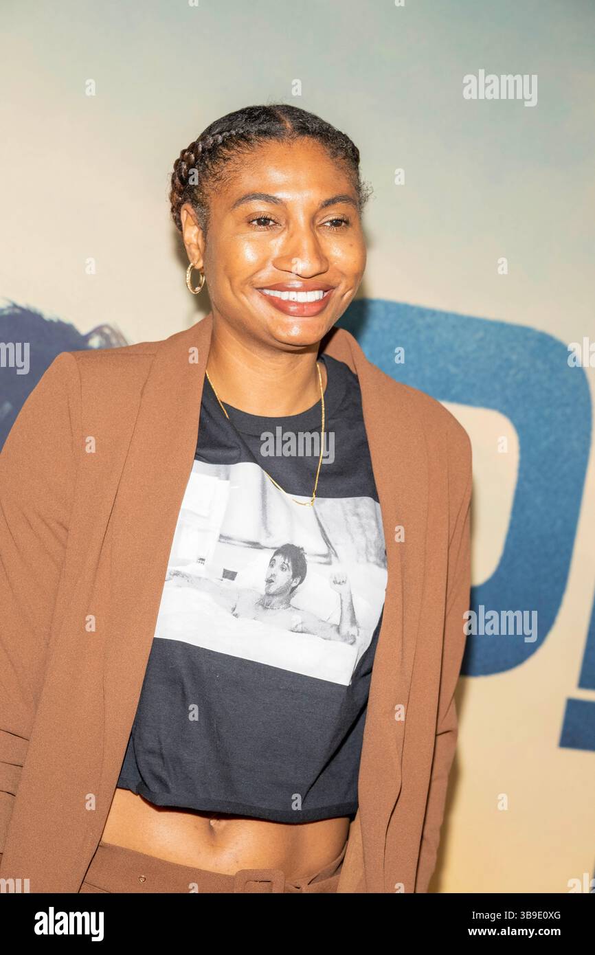 Los Angeles, USA. 08th May, 2025. Gold Medalist Basketball player Angel McCoughtry attends Los ...