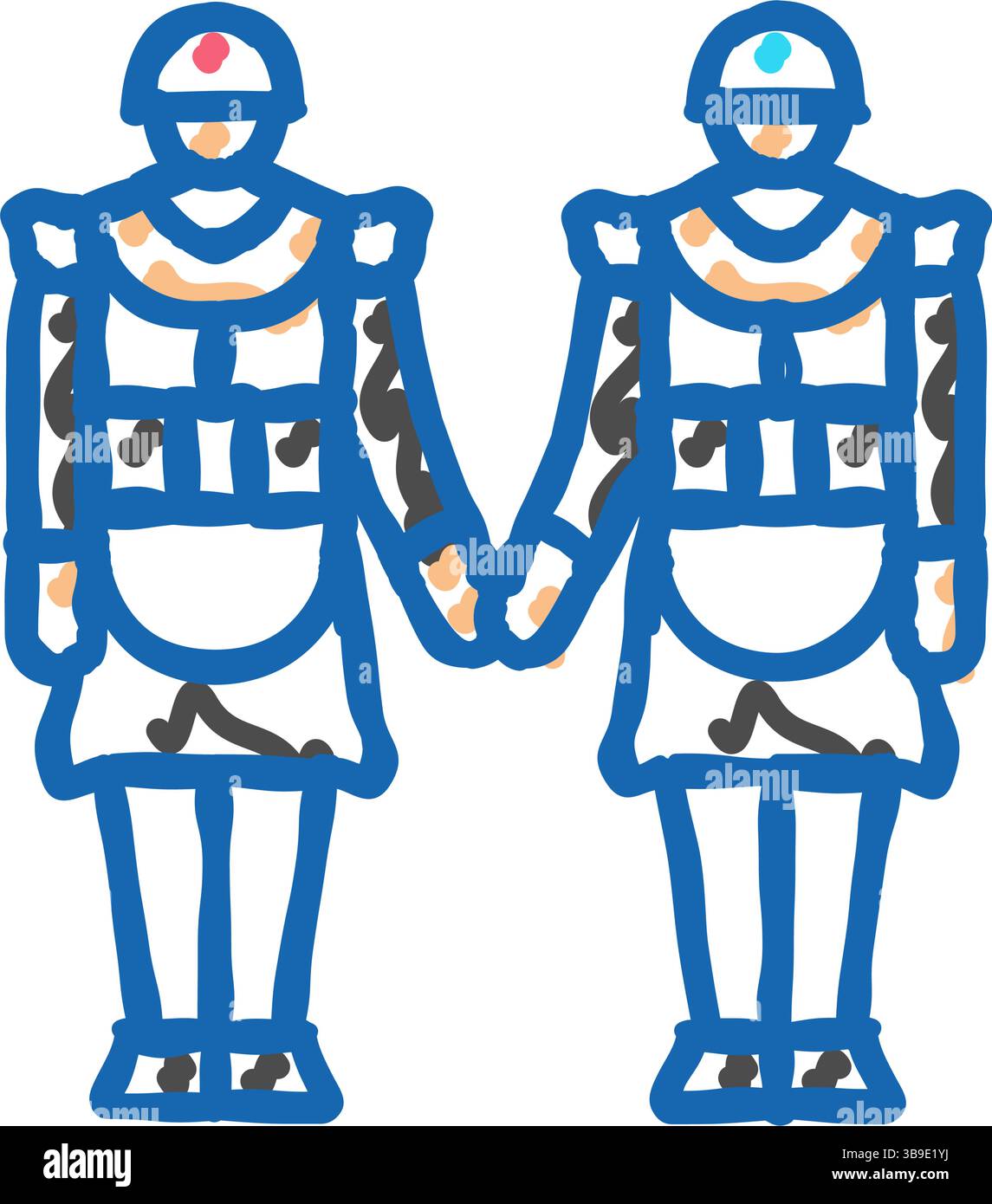 cosplayer icon doodle illustration Stock Vector Image & Art - Alamy