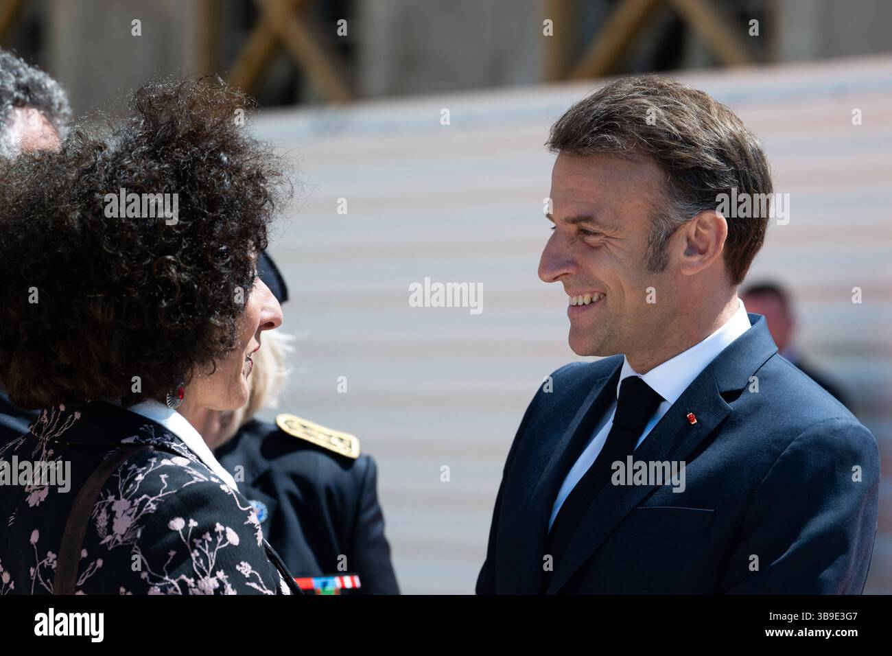 Nancy, France. 09th May, 2025. France s President Emmanuel Macron ...