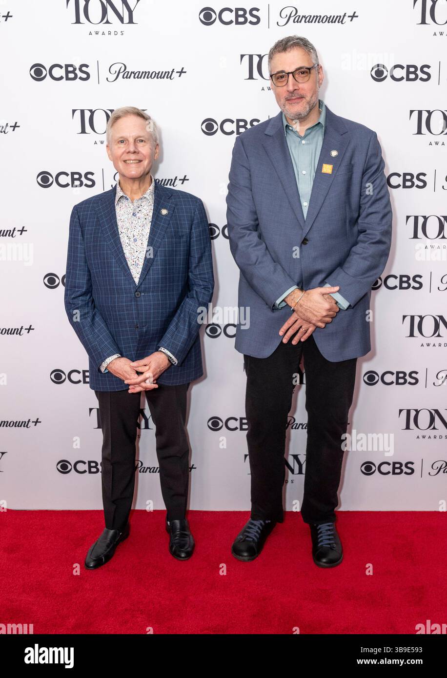 Orin Wolf and Allan Williams nominated for Best Musical attend meet the 2025 78th Annual TONY ...