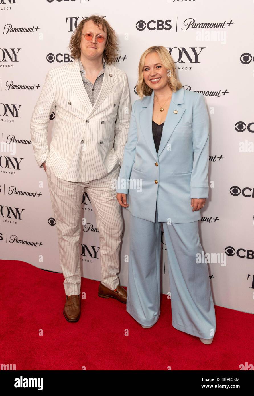Noel Carey and Julia Mattison attend meet the 2025 78th Annual TONY ...