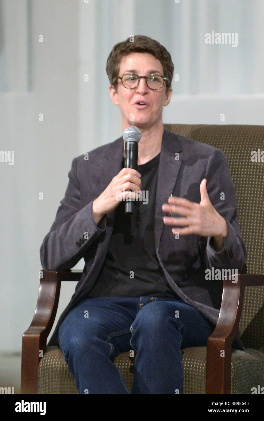 Miami, Florida, USA. 08th May, 2025. MSNBC Host of The Rachel Maddow ...