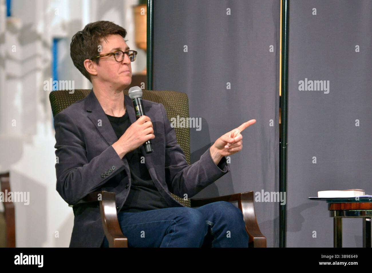 Miami, Florida, USA. 08th May, 2025. MSNBC Host of The Rachel Maddow ...
