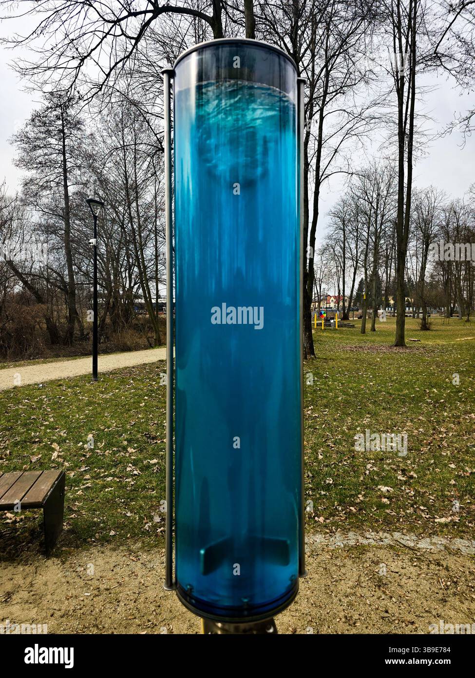 Interactive Science Park Exhibit with Newton's Cradle, Plasma Balls and ...