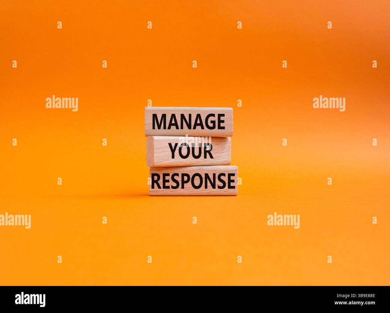 Manage your response symbol. Concept words Manage your response on ...