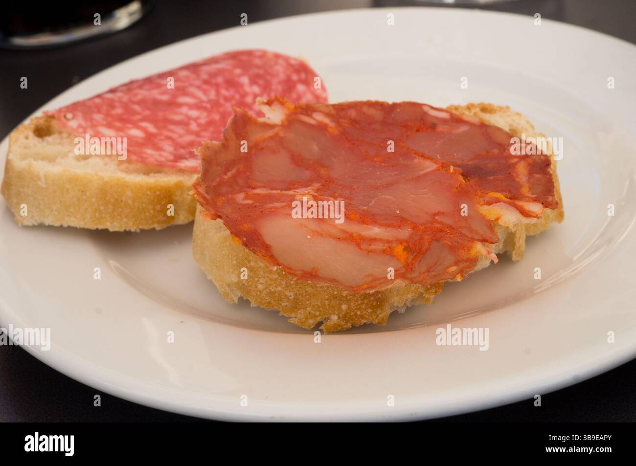 Photograph of typical Spanish snacks to enjoy with beer at a bar Stock ...