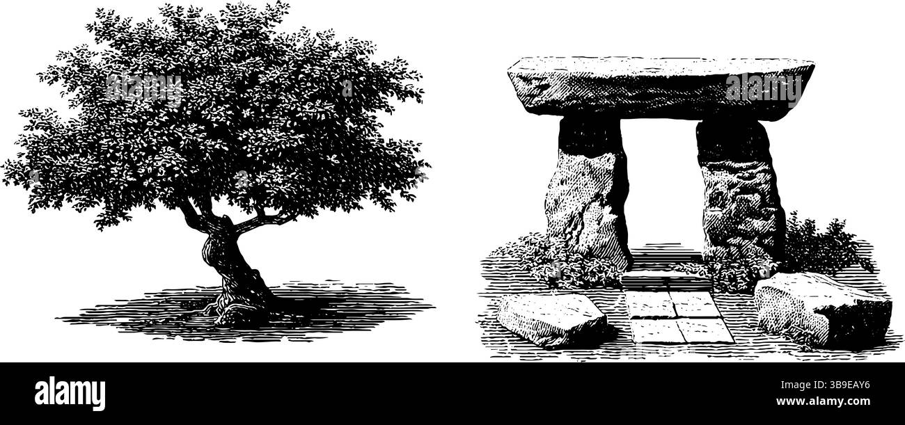 Timeless shrine Stock Vector Images - Alamy