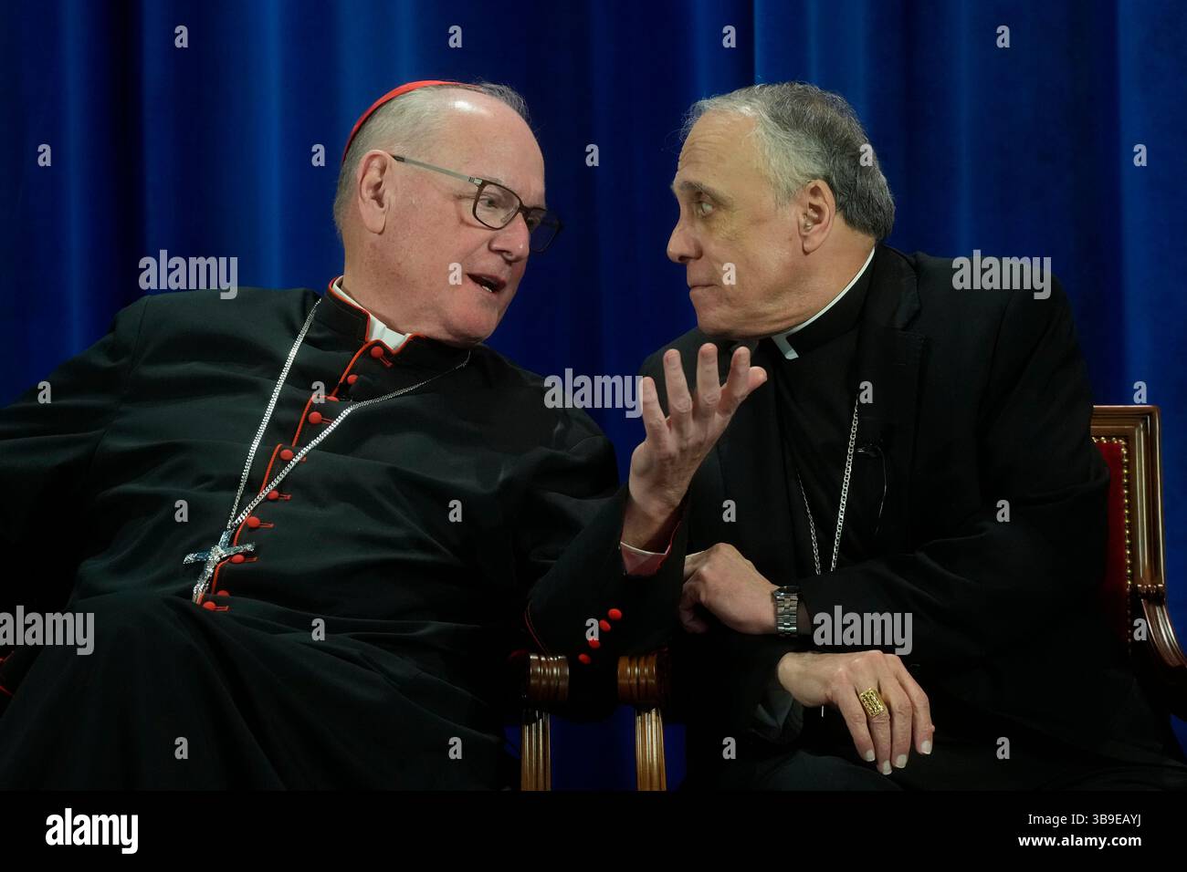 Cardinal Timothy Dolan of NY, left, and Cardinal Daniel Nicholas ...