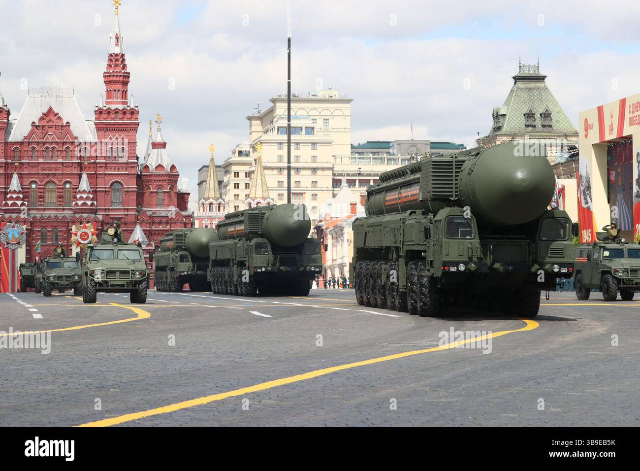 Moscow, Russia. 9th May, 2025. Intercontinental ballistic missile ...