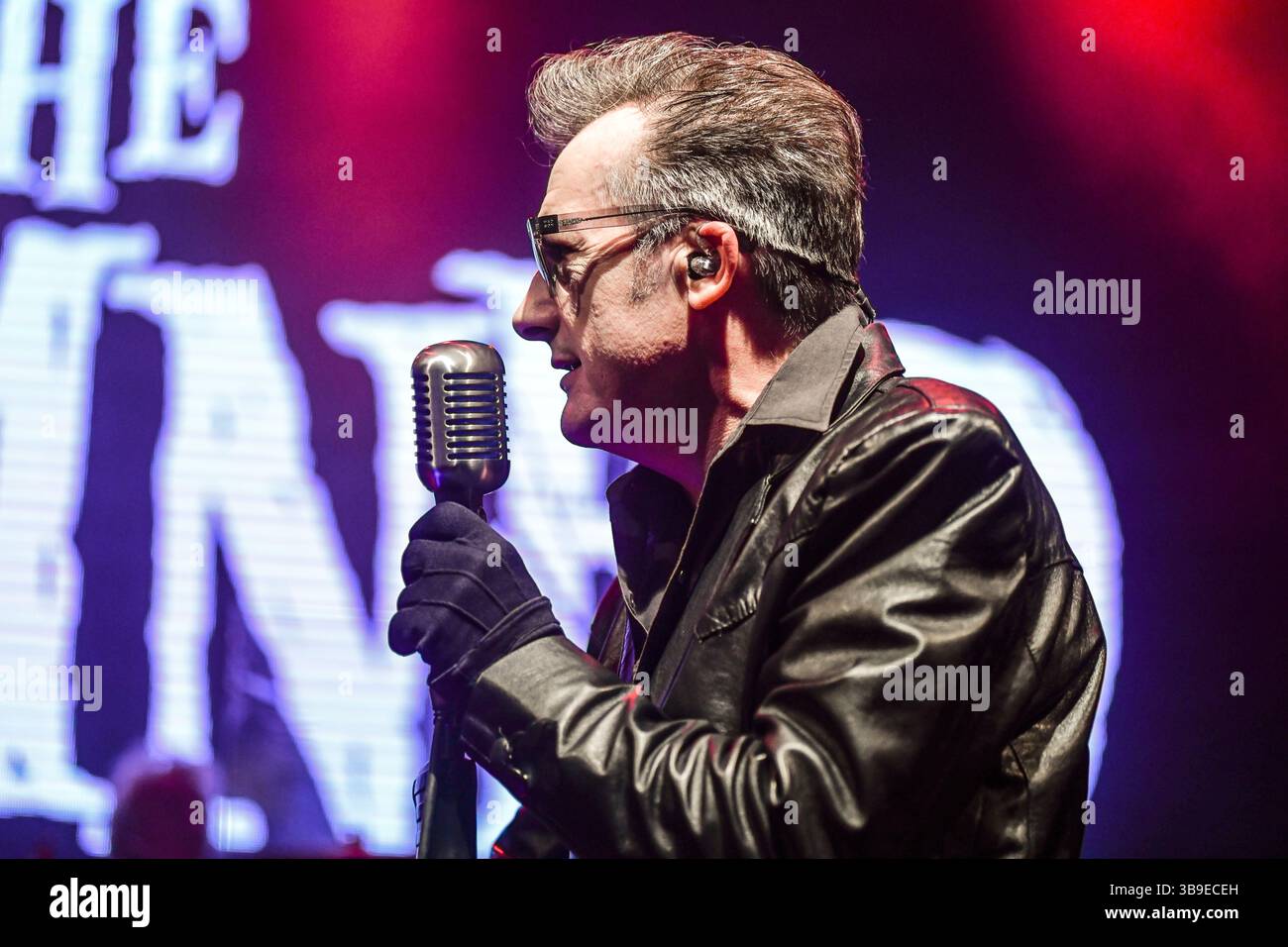 Dave Vanian, singer of punk rock legendary band The Damned Stock Photo ...