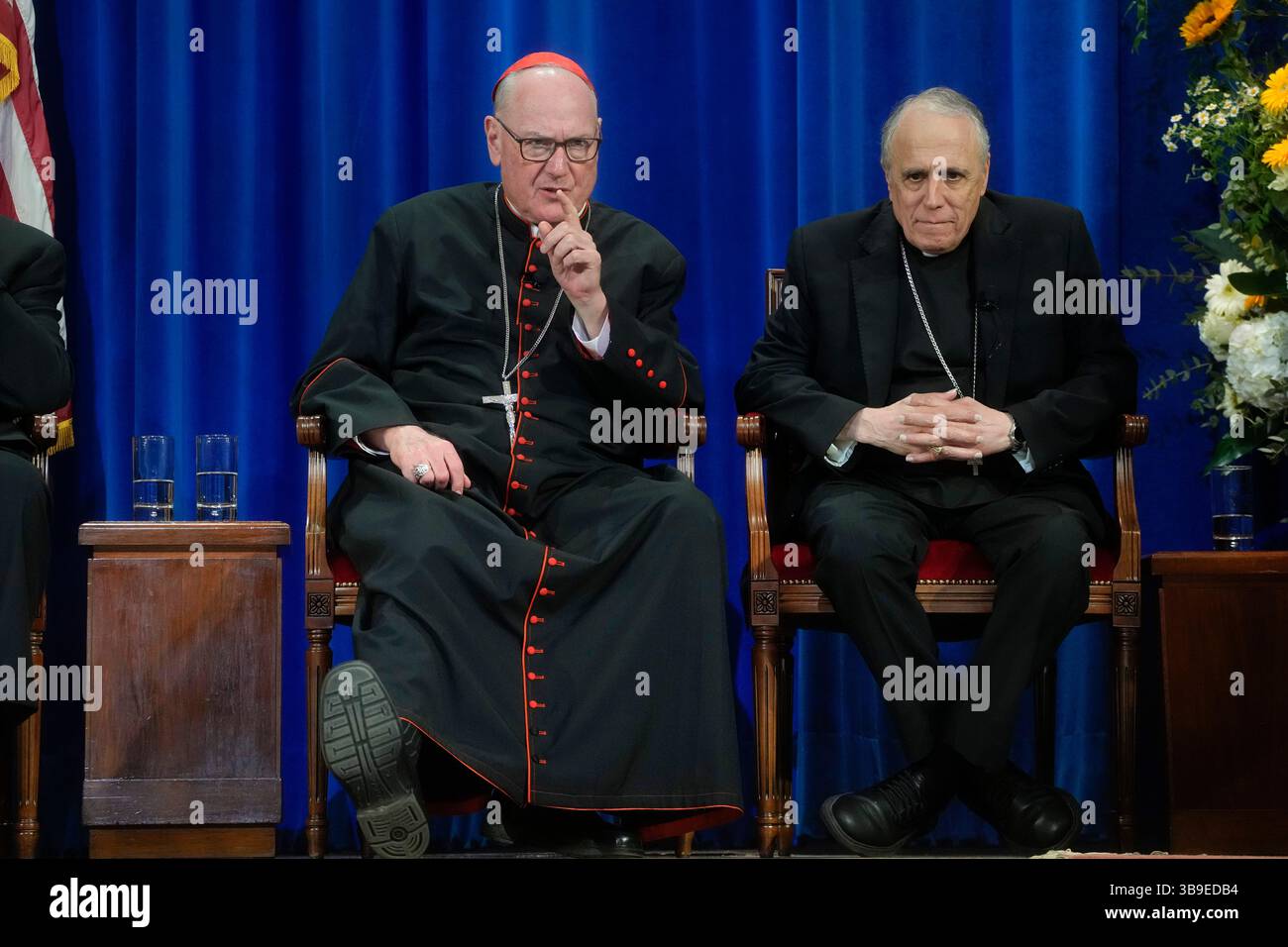 Cardinal Timothy Dolan of NY, left, and Cardinal Daniel Nicholas ...