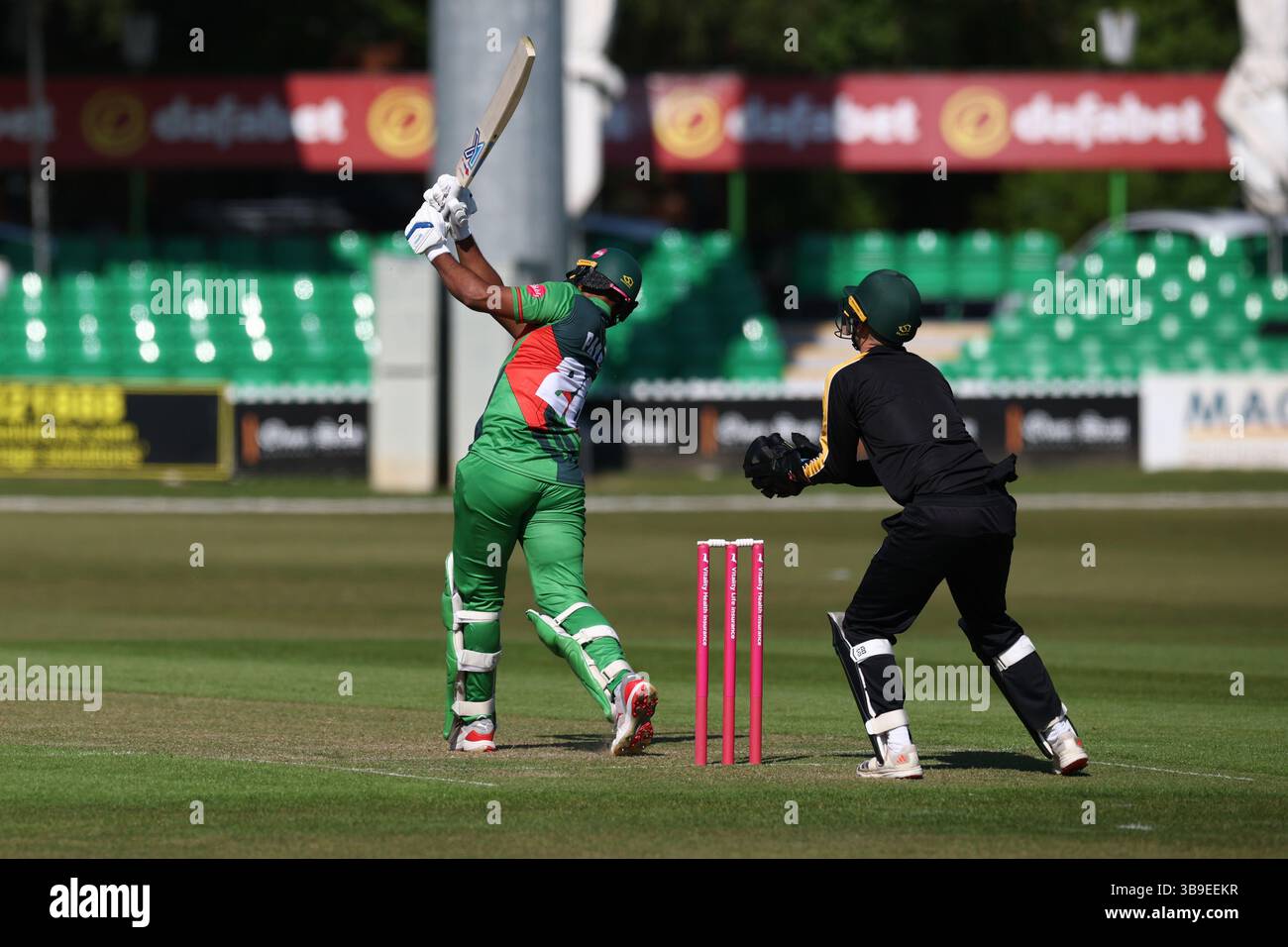 United Kingdom, Leicester, 09 May 2025, Leicestershire's Rishi Patel ...