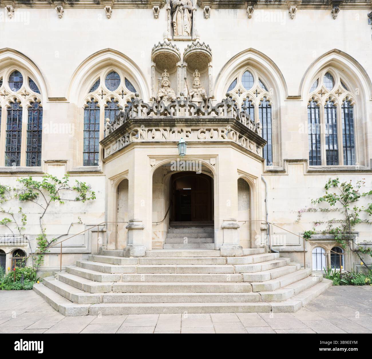 Entrance to the dining Hall in the First Quad at Oriel (Blessed Mary ...