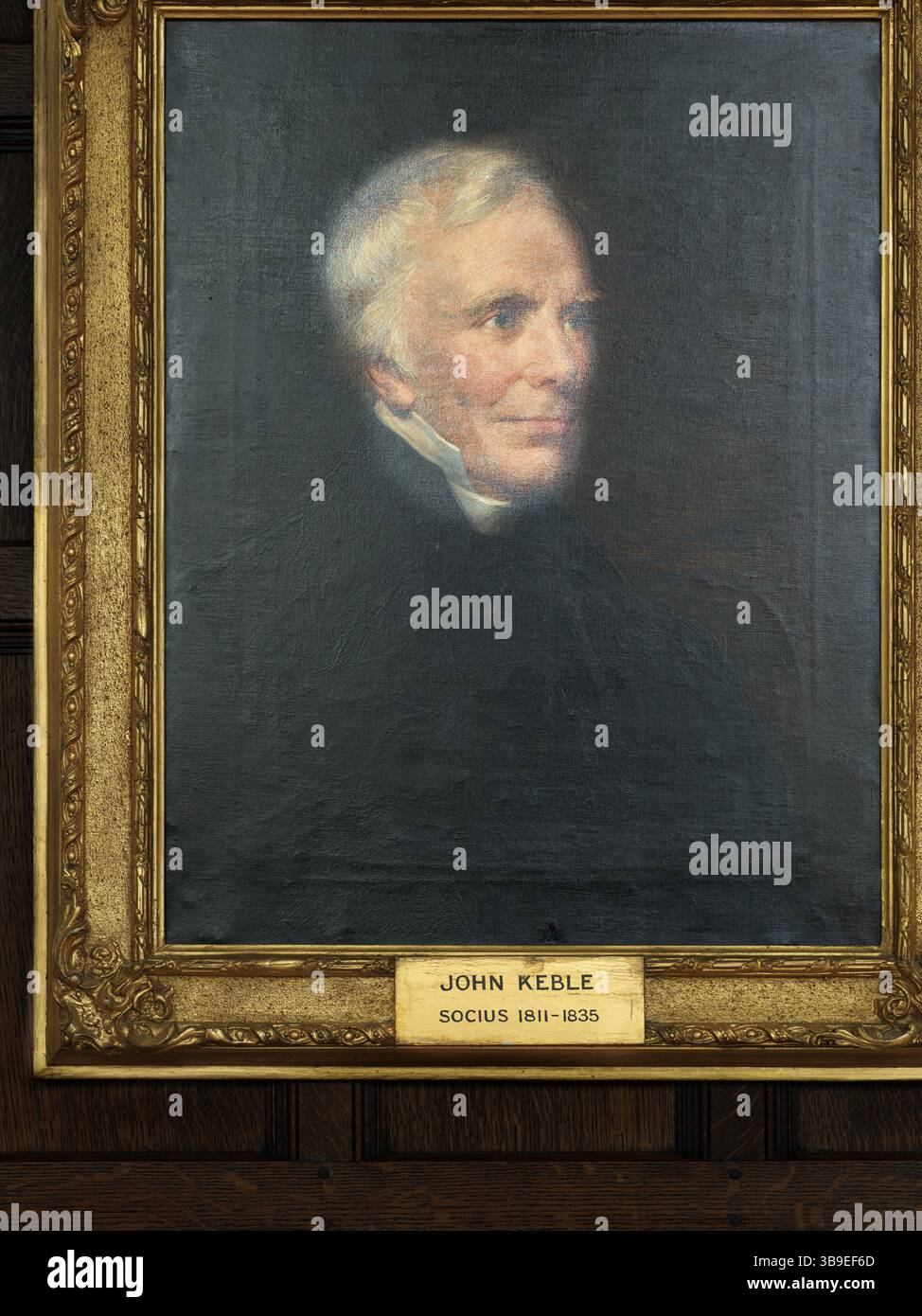 Portrait, of John Keble, in the dining Hall at Oriel (Blessed Mary the ...