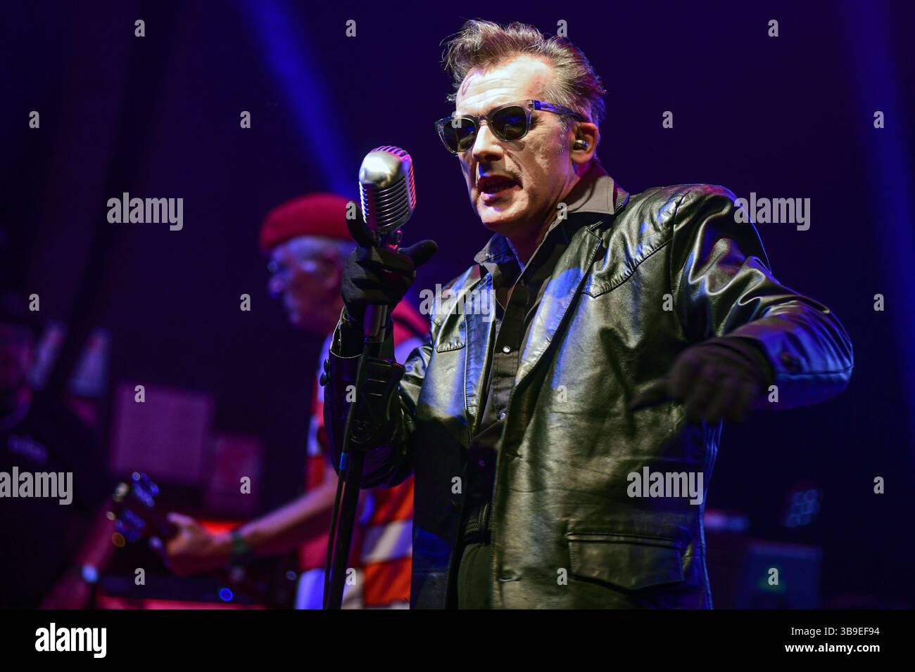 Dave Vanian, singer of punk rock legendary band The Damned Stock Photo ...