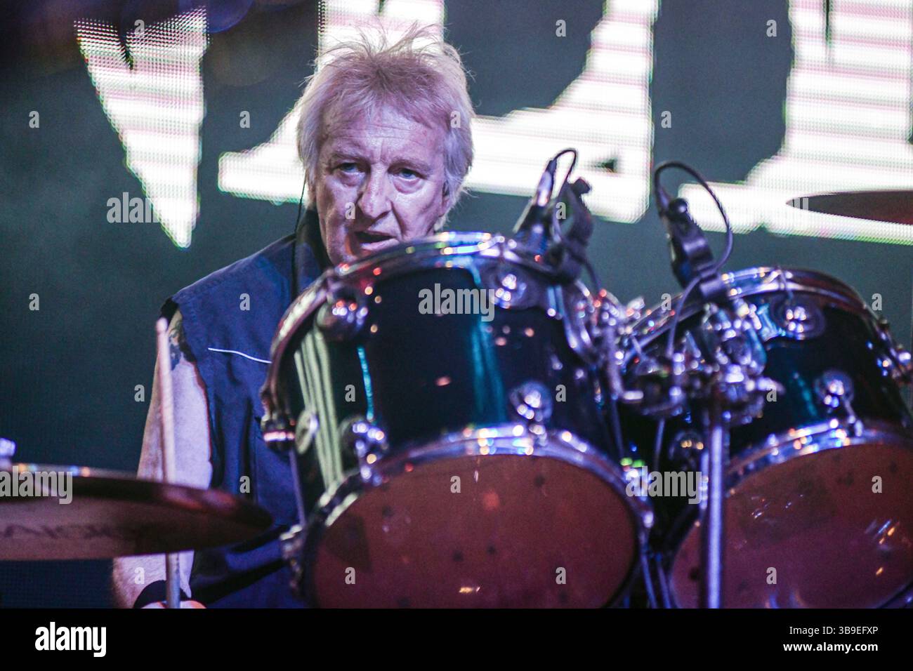 Rat Scabies, drummer of punk rock legendary band The Damned Stock Photo ...