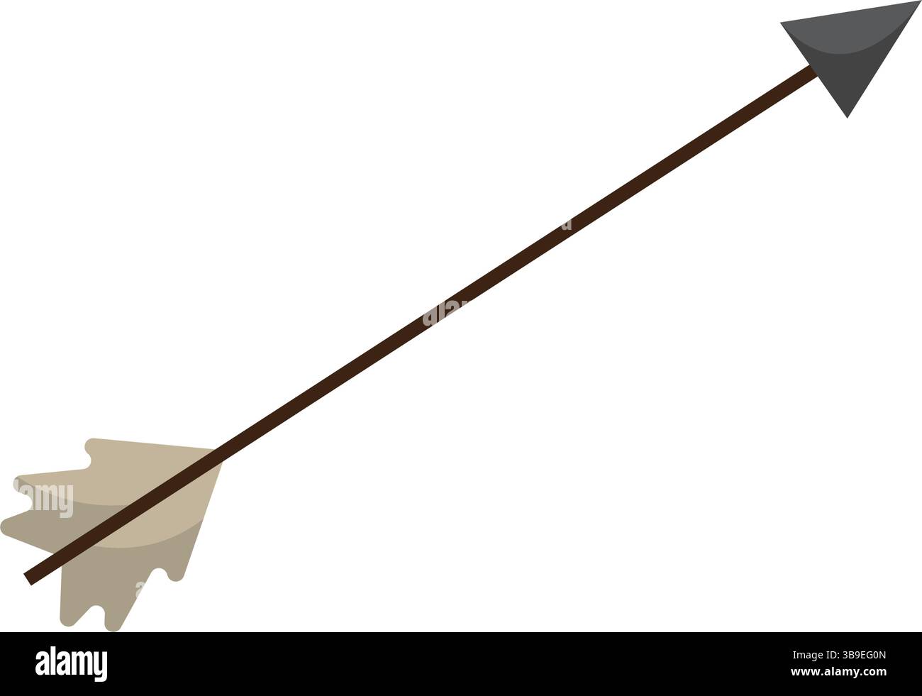 Sharp flying arrow. Vector illustration Stock Vector Image & Art - Alamy