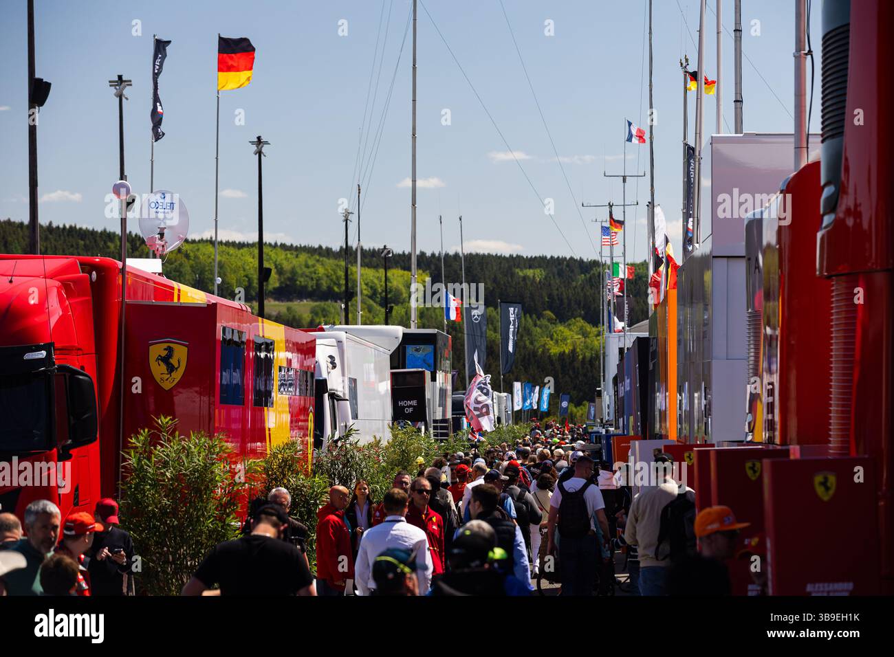 Paddock ambiance during the TotalEnergies 6 Hours of Spa-Francorchamps ...
