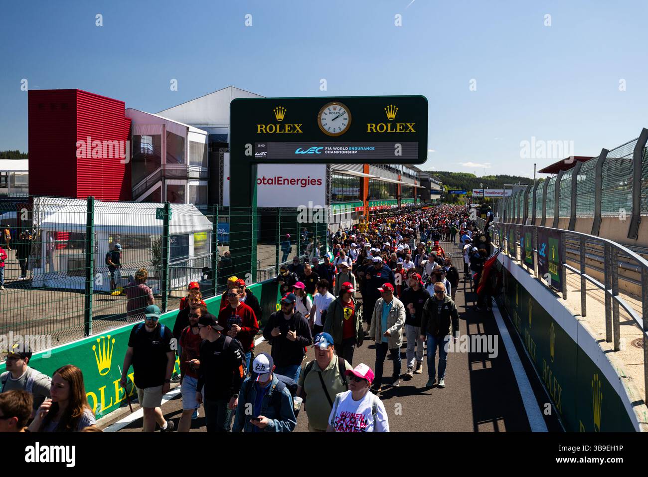Pit walk illustration during the TotalEnergies 6 Hours of Spa ...