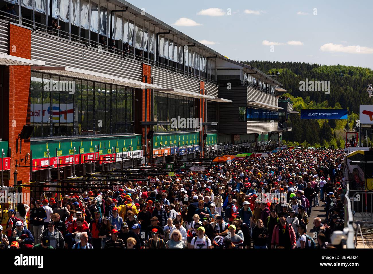 Pit walk illustration during the TotalEnergies 6 Hours of Spa ...