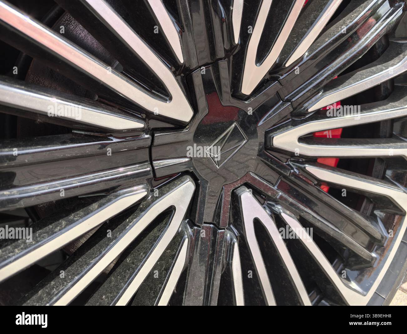 Minsk, Belarus - April 28, 2025: This close-up view highlights the ...